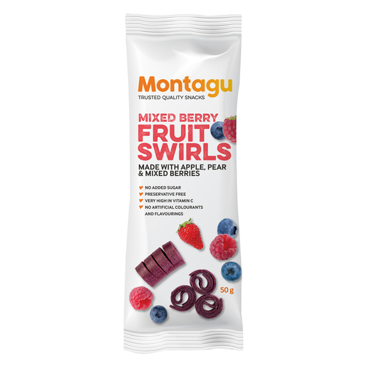 Montagu Mixed Berry Fruit Swirls 50g | PnP