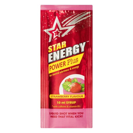 Star Energy Syrup Strawberry 10ml | PnP
