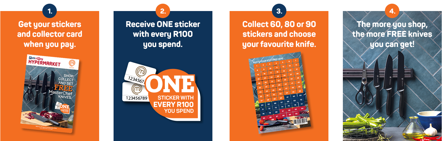 Shop, Collect and get FREE MasterChef knives| Pick n Pay Hypermarket | PnP