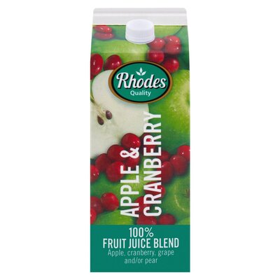 Rhodes Quality Apple & Cranberry 100% Fruit Juice Blend 2L | PnP
