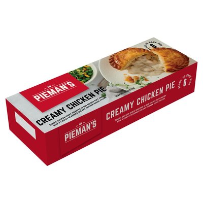 Pieman's Frozen Creamy Chicken Pies 6 Pack | PnP