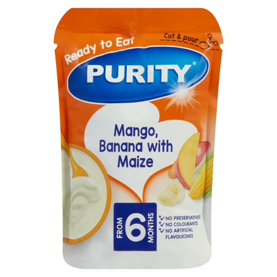 Purity Ready To Eat Banana Apple With Maize 100g | PnP