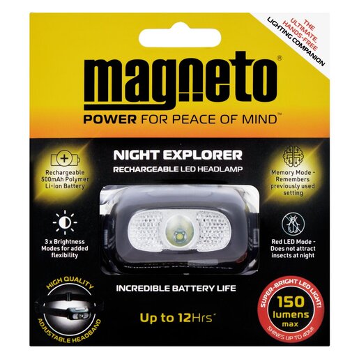 Magneto Night Explorer Rechargeable LED Headlamp | Smart Price Specials ...