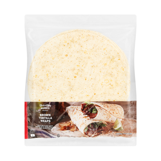 PnP Brown Tortilla Wraps 6 Pack | Smart Price Specials | PnP Home