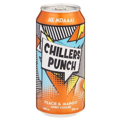 Chillers Punch Peach & Mango Spirit Cooler 440ml | PnP