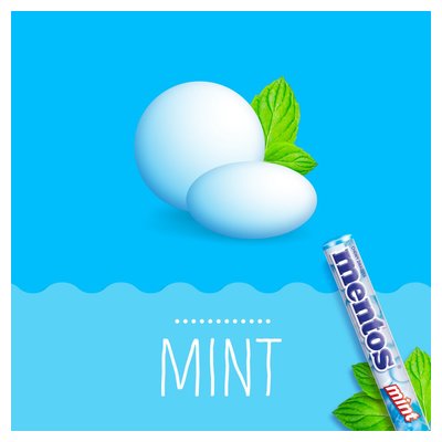 Mentos Mint Roll 38g | PnP