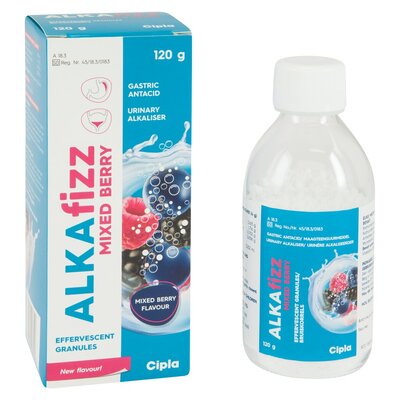Alka Fizz Mixed Berry Effervescent Granules 120g | PnP