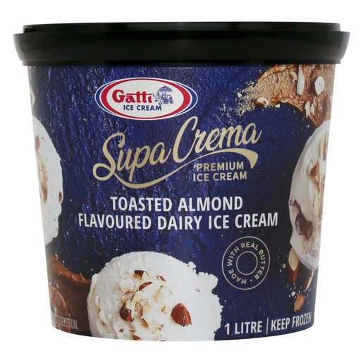 Gatti Supa Crema Toasted Almond Ice Cream 1L | PnP