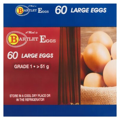 Bartlet Large Eggs 60 Pack | PnP