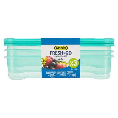 Addis Fresh & Go Food Storer Containers 3 x 1.6L | PnP