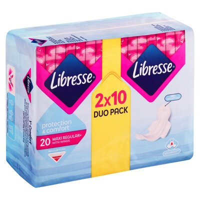 Libresse Normal Cotton Feel Maxi Pads 20 Pack | PnP