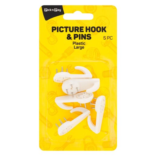 PnP Picture Hook And Pin 5 Pack | PnP