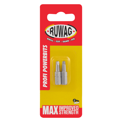 Ruwag No.2 Square Bit Carded 2 Pack | Smart Price Specials | PnP Home