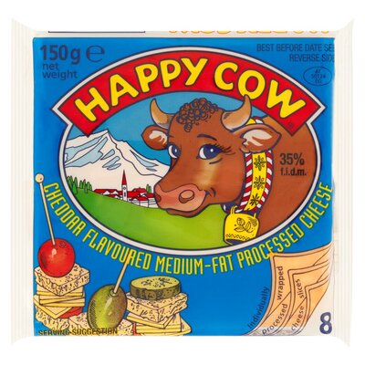 Happy Cow Cheddar Slices 150g | PnP