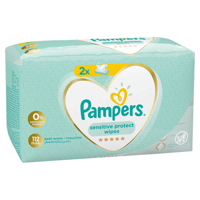 Pampers Sensitive Protection Baby Wet Wipes, 56 Wipes | PnP