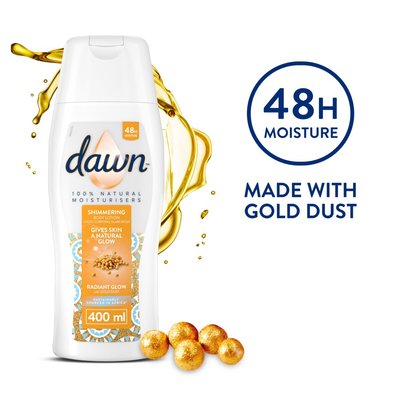Dawn Radiant Glow with Gold Dust Moisturizing Body Lotion 400ml | PnP
