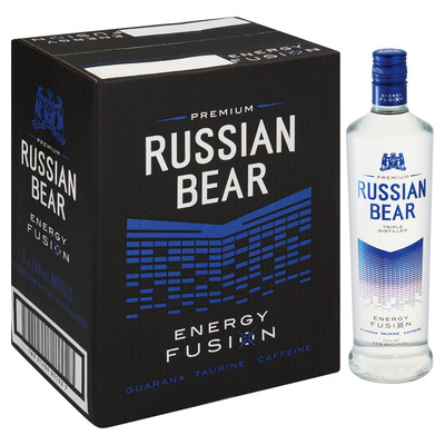 Russian Bear Energy Fusion 750ml x 6 | PnP