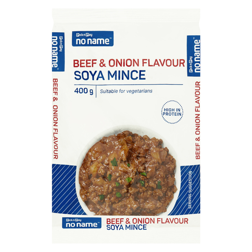 No Name Beef & Onion Flavour Soya Mince 400g | PnP
