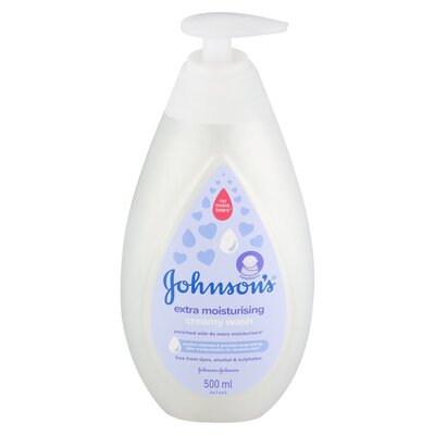 Johnson's Extra Moisture Wash Creamy 500ml | PnP