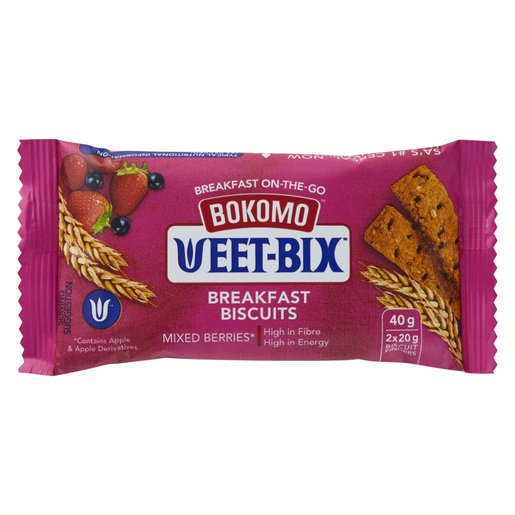 Weet-Bix Breakfast Biscuit Mixed Berry 40g | Smart Price Specials | PnP ...