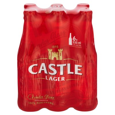 Castle Lager Local Beer 6 x 330ml | PnP