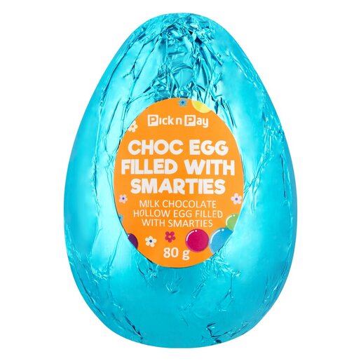 PnP Chocolate Egg Filled with Smarties 80g | PnP