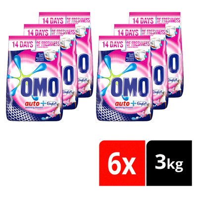OMO Stain Removal Auto Washing Powder Detergent with Comfort Freshness ...