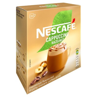 Nescafe Hazelnut Cappuccino Sachets 20 x 1.8g | PnP