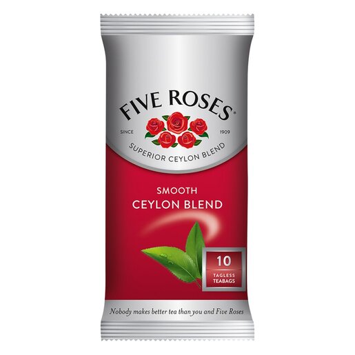 Five Roses Tagless Teabags 10 Pack | PnP