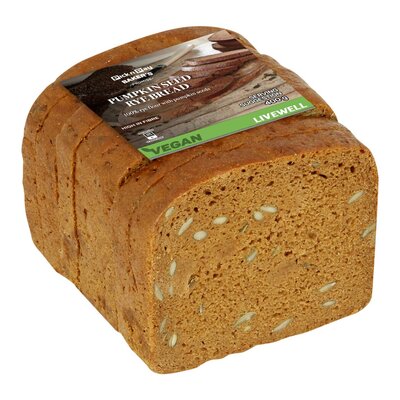 PnP Live Well Vegan Pumpkin Seed Rye Bread 400g | PnP