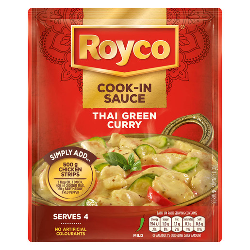 Royco Cook In Sauce Thai Green Curry 50g | PnP