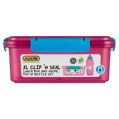 Addis Clip & Seal + Bottle Pink 2L | PnP