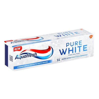 Aquafresh Pure White Toothpaste Tingling Mint 75ml | Smart Price ...