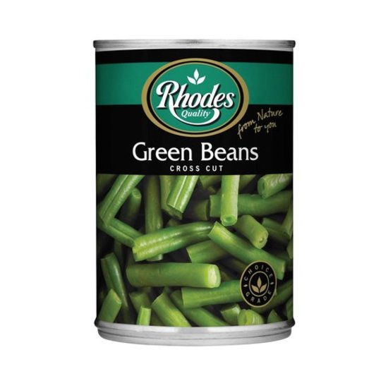 Rhodes Greens Beans Cross Cut 410g x 12 | PnP
