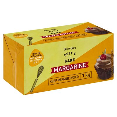 PnP Best for Bake Margarine Brick 1kg | PnP