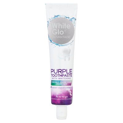 White Glo Advantage Purple Toothpaste 75ml | PnP