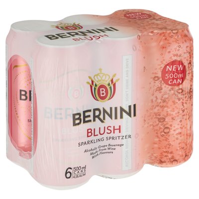 Bernini Blush Can 6 x 500ml | PnP