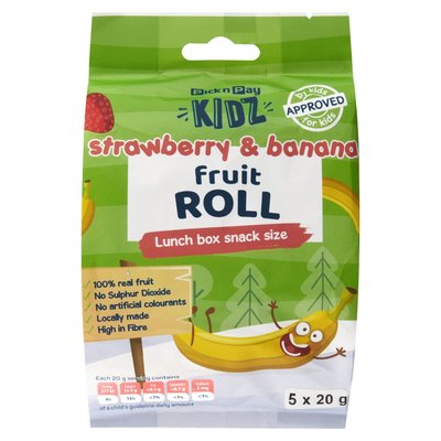 PnP Kidz Mix Berry Fruit Roll 5 x 20g | PnP