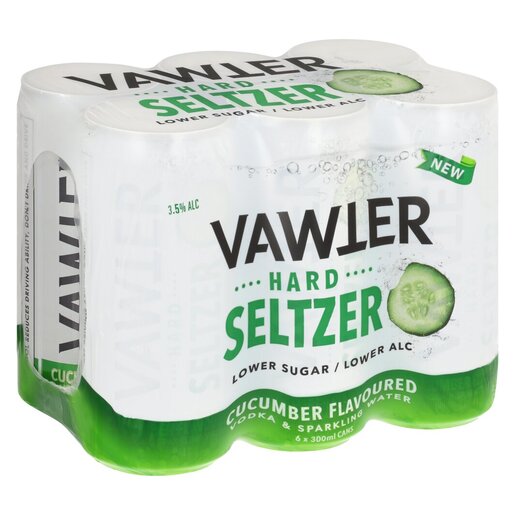 Vawter Hard Seltzer Cucumber Can 6 x 300ml | PnP