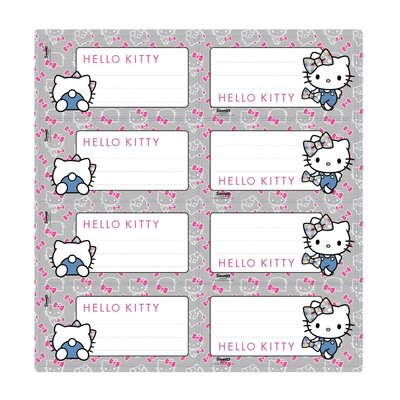 Hello Kitty Kitty Book Labels 16 Pack | PnP