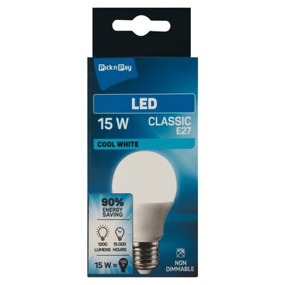 PnP 7w Cool White LED Day & Night Sensor Light Bulb | PnP