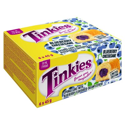 Tinkies Blueberry Cheesecake Flavoured Sponge Cake 45g | PnP