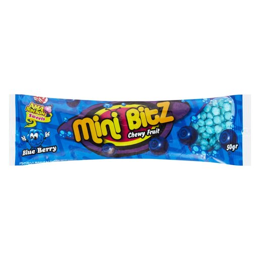 AMA BOMBOM MINI BITZ BLUEBERRY 50GR | PnP