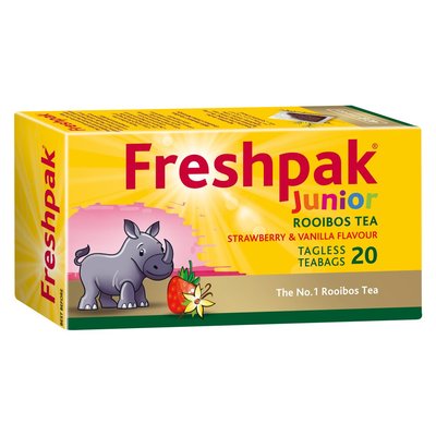 Freshpak Junior Tea Bags Strawberry Vanilla 20 Pack | PnP
