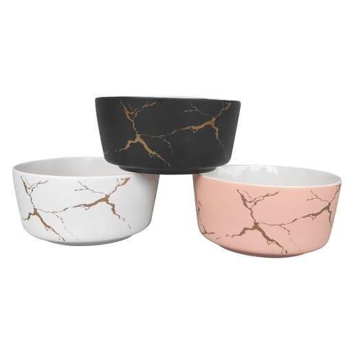 Real Home Matt Marble Decal Bowl | PnP
