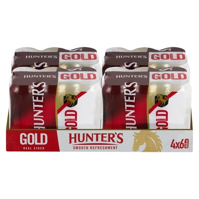 Hunters Gold Cider Can 24 x 440ml | PnP