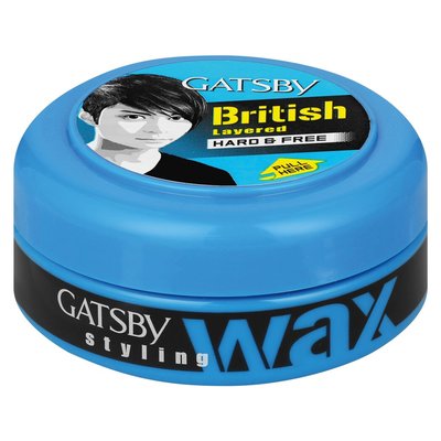Gatsby British Layered Hard & Free Styling Wax 75g | PnP