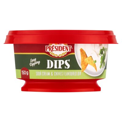 President Sour Cream & Chive Dip 150g | PnP