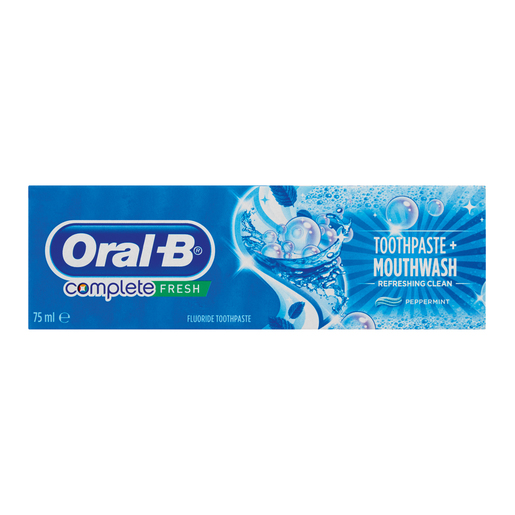 Oral-B Complete Mouth Wash & Whitening Toothpaste 75ml | PnP