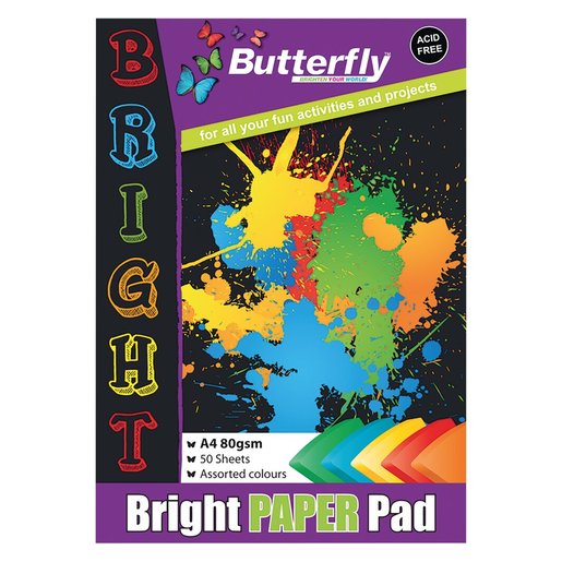 Butterfly A4 50 Sheet Project Pad | PnP